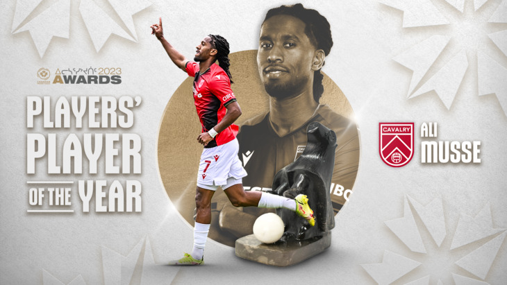 Cavalry FC’s Ali Musse voted 2023 CPL Players’ Player of the Year ...